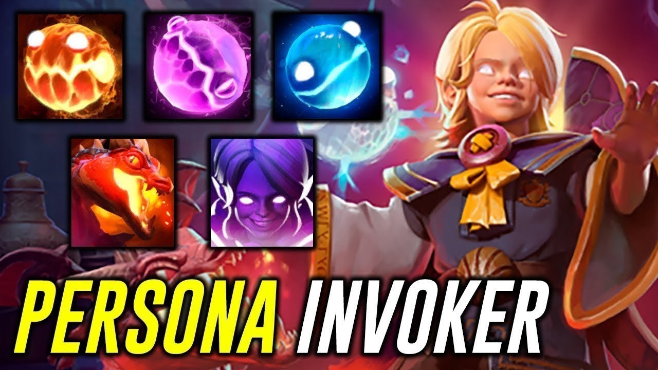FUNNY GAME!! 15 Mins GG with Persona Invoker Gameplay [] Dota 2 7.23 ...
