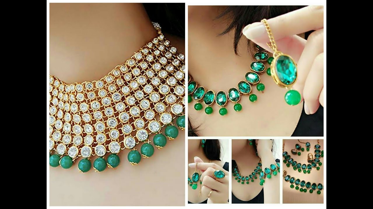 Beautiful and Stylish Chokher Neckalce designs - YouTube