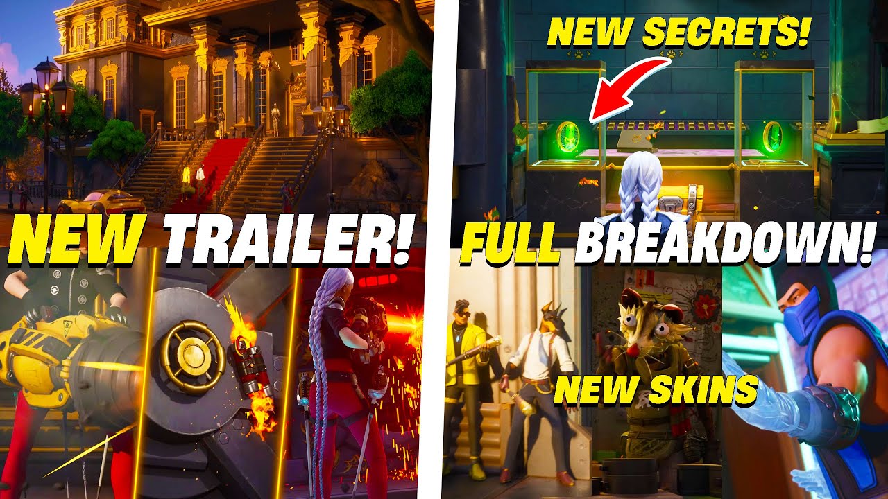 Chapter 6 Season 2 TRAILER BREAKDOWN! (SECRETS, Bonus Skins, ALL POI ...