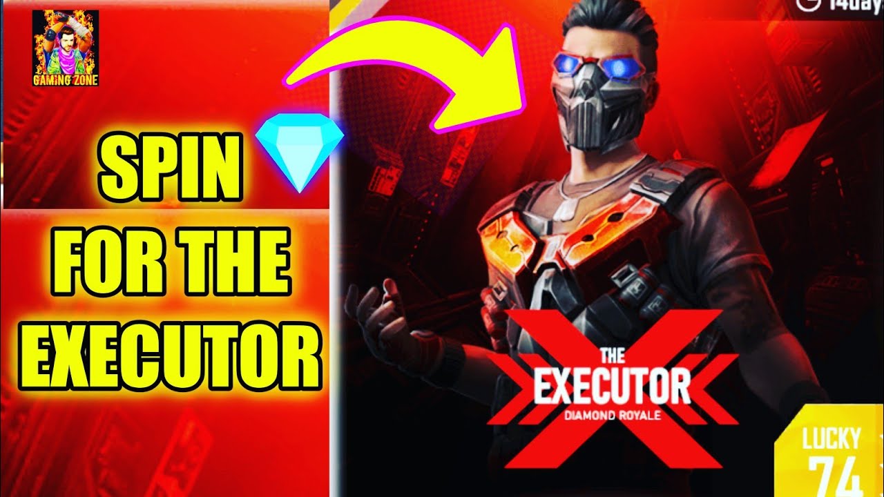 😲The Executor Spin Diamonds / Garena Free Fire // Elite Pass Season 22 ...