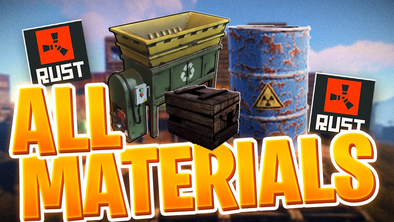 Easiest Ways To Get All Materials In Rust! - YouTube