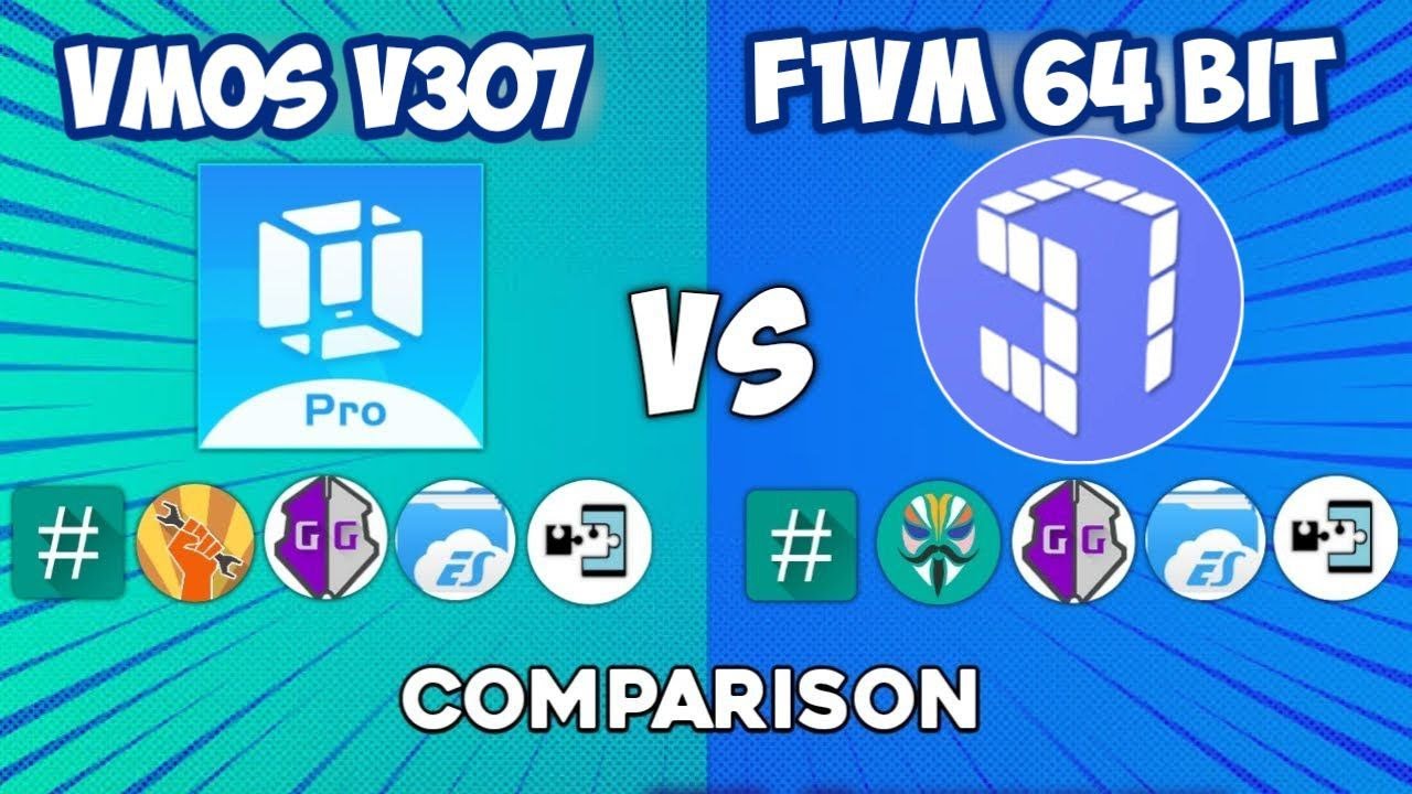 VMOS Pro Root v3.0.7 | F1VM 64 bit Work Android 9-14 vs VMOS - YouTube