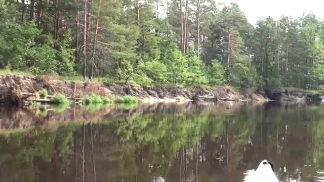 Туристический поход на байдарках по реке ПРА (ч.2). Pra River - YouTube