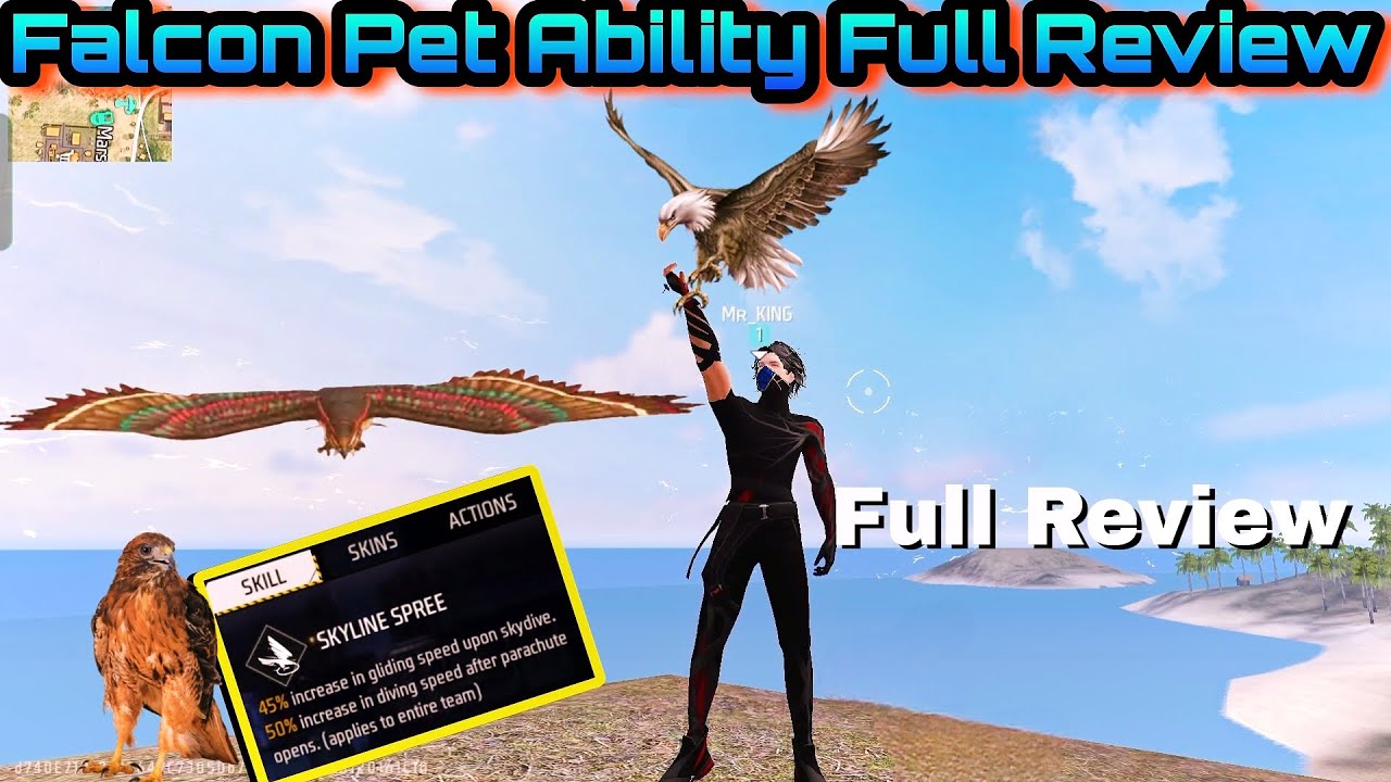 FALCON KI ABILITY KYA HAI | FREE FIRE FALCON PET ABILITY | FALCON ...