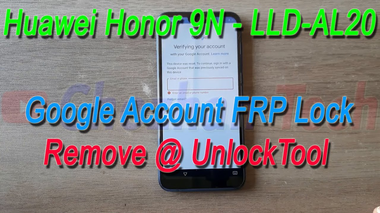 Huawei Honor 9N LLD-AL20 Google Account FRP Lock Remove - YouTube