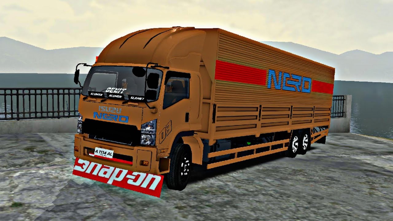 SHARE... LIVERY MOD ISUZU GIGA WINGBOX TERBARU BY Irwan art || MOD ...