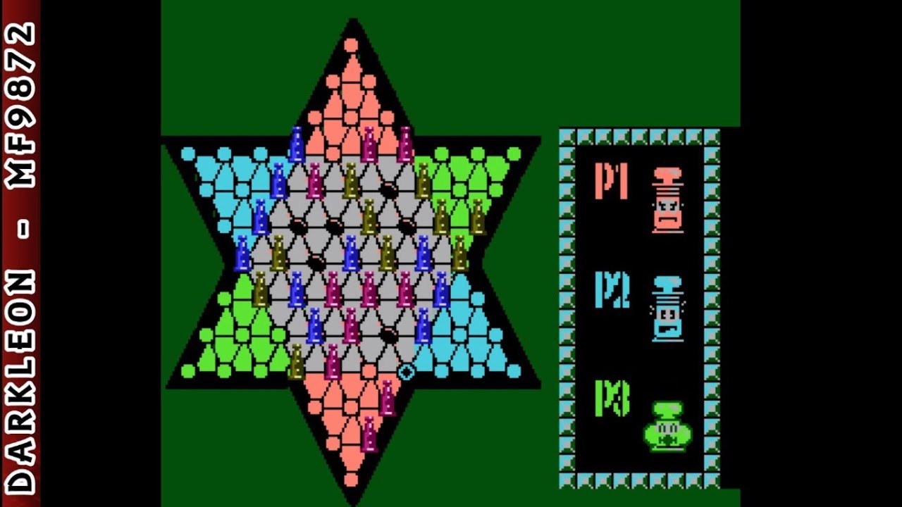 NES - Chinese Checkers (1991) - YouTube