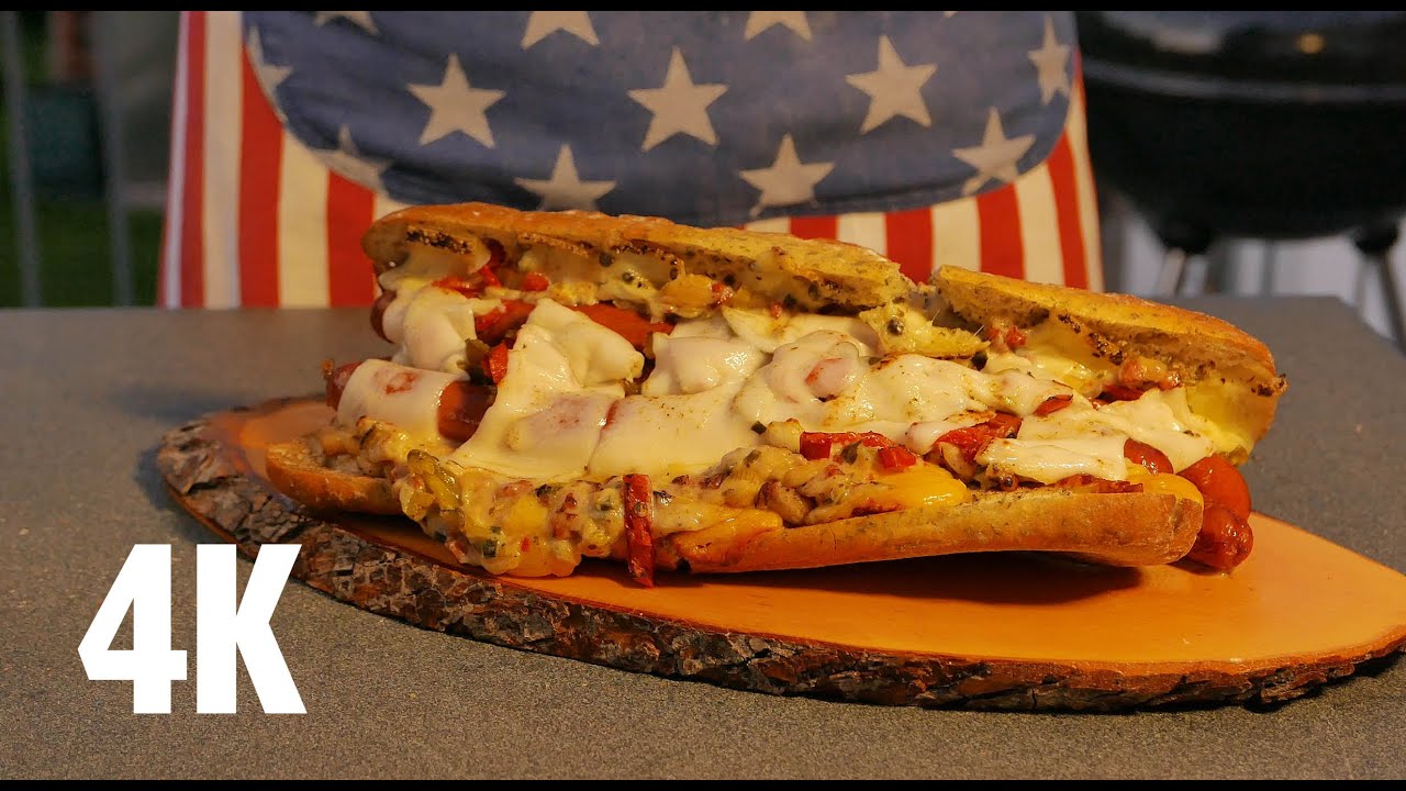 Cheeeesy Dog - Johnnys Hot Dog Week - Die Grillshow 148 - YouTube