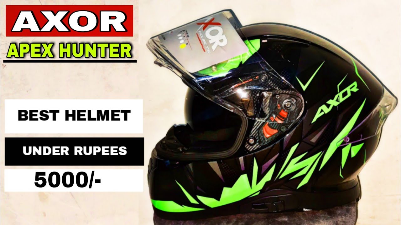 My New Axor Helmet | Under 5k | Unboxing & Review | APEX Hunter Series ...