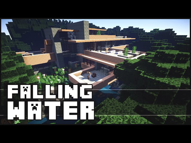 Falling Water Minecraft Project Fallingwater 1:1 Scale [WoK]