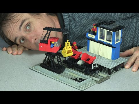 LEGO® 7838-1 Review: riesige 12 Volt Frachtladestation mit Schaufelbagger vom Jahr 1983 - LY-00228