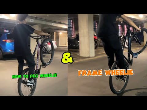 HOW TO PEG WHEELIE/ FRAME WHEELIE (FOR STARTERS!) - YouTube