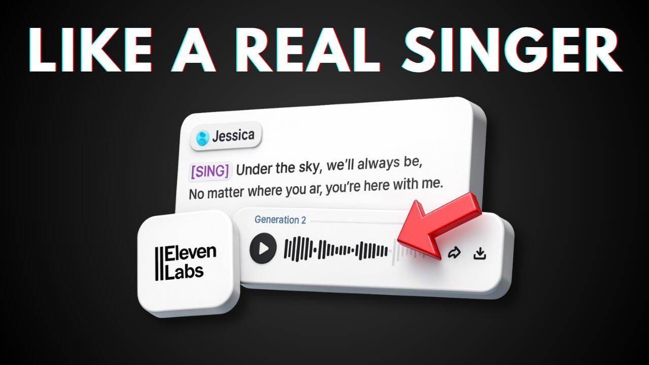 How to Make a SINGING Voice in ElevenLabs Text-to-Speech (V3) - YouTube