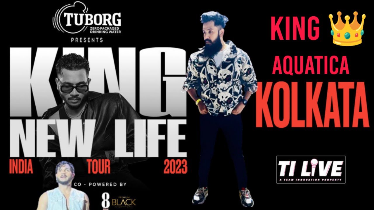 KING 😍 LIVE CONCERT IN KOLKATA | KING New Life India Tour 2023 | King ...