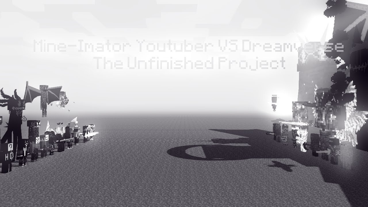 Mine Imator Youtubers Vs Dreamverse Unfinished Cancelled Project - YouTube