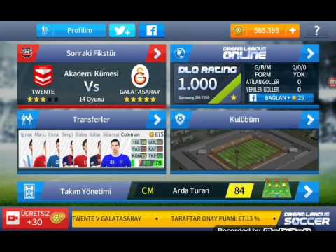 Dream league soccer akrep,rövaşata ve gökkuşağı vurma