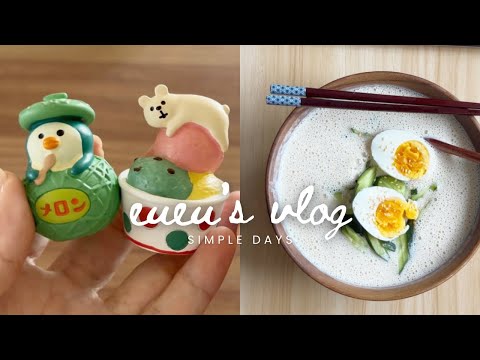 Simple Days: Pop-Up Booth @The Star, Korean Cold Soybean Noodles, PDD Unboxing, Making Fish Lantern
