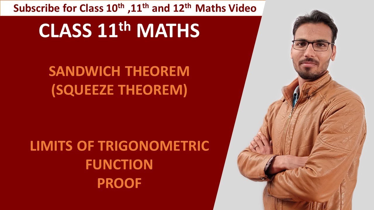 class 11 maths limits sandwich theorem (squeeze theorem) trigonometric ...