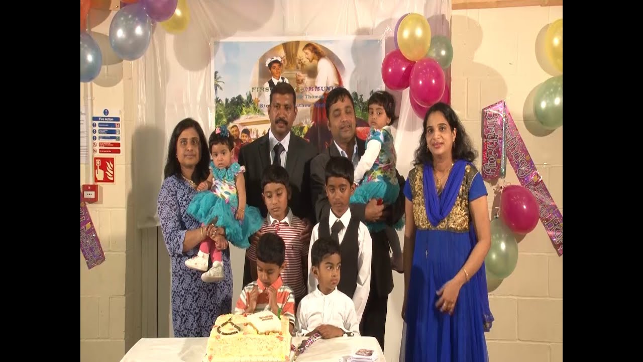 Titus Mathews Holycommunion Celebrations - YouTube