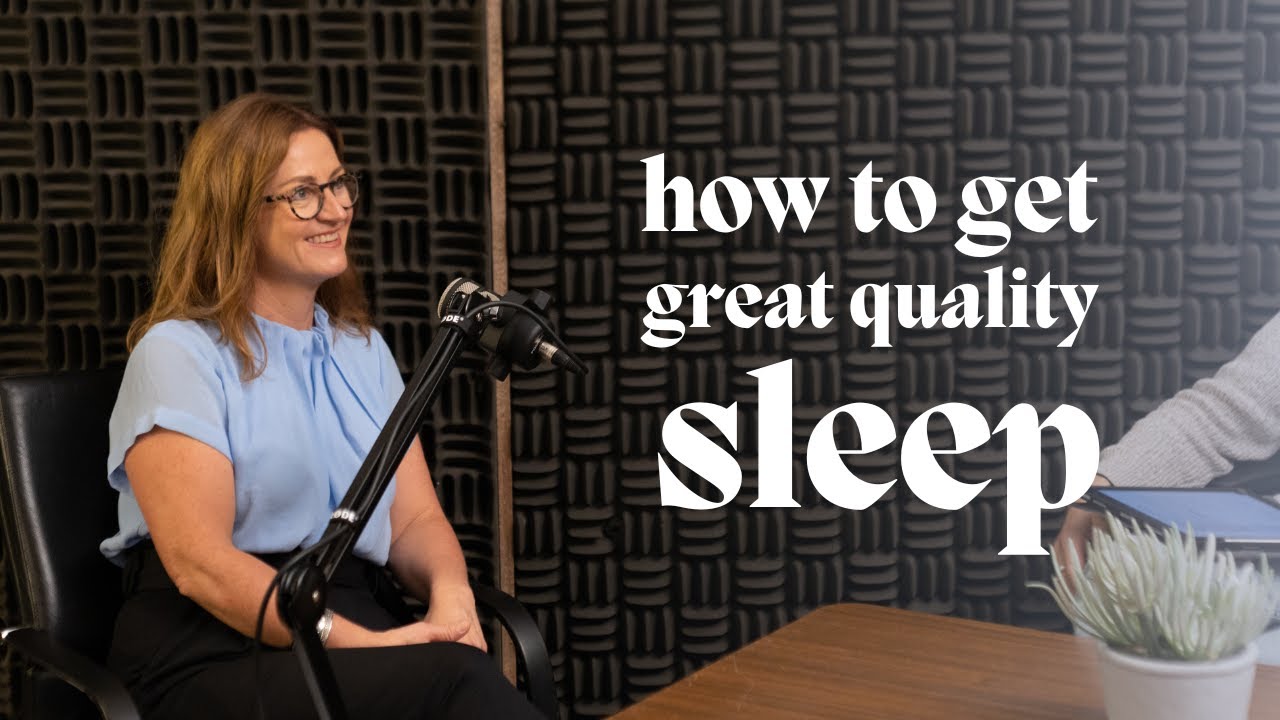 Improving Your Sleep for Better Health and Performance - YouTube