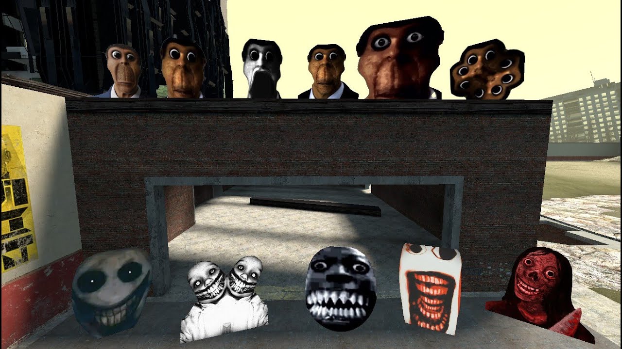 OBUNGA AND SCARY 7 / Garry’s Mod NEXTBOT - YouTube