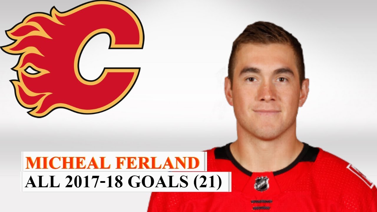 Micheal Ferland (#79) All 21 Goals of the 2017-18 NHL Season - YouTube