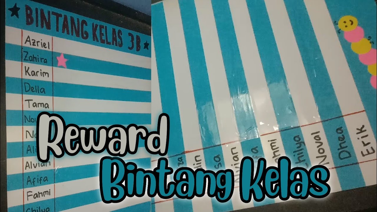 Membuat Reward Bintang Kelas - YouTube