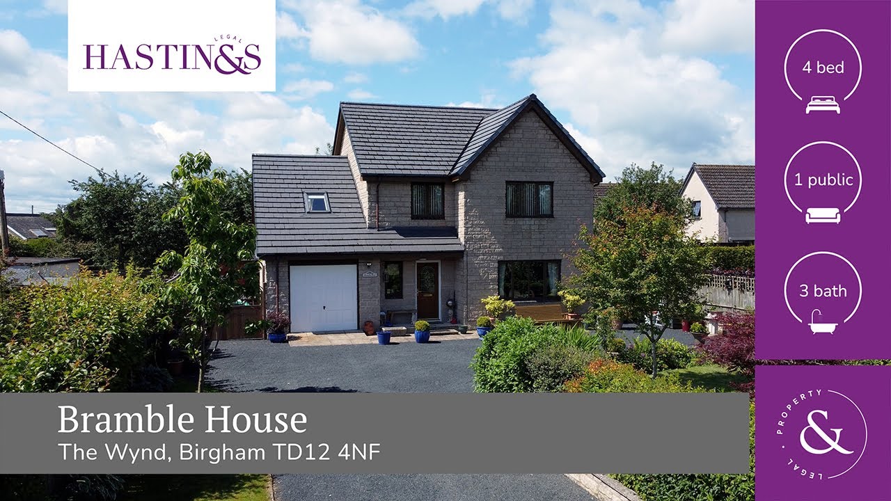 Bramble House, The Wynd, Birgham TD12 4NF - Video Tour - YouTube