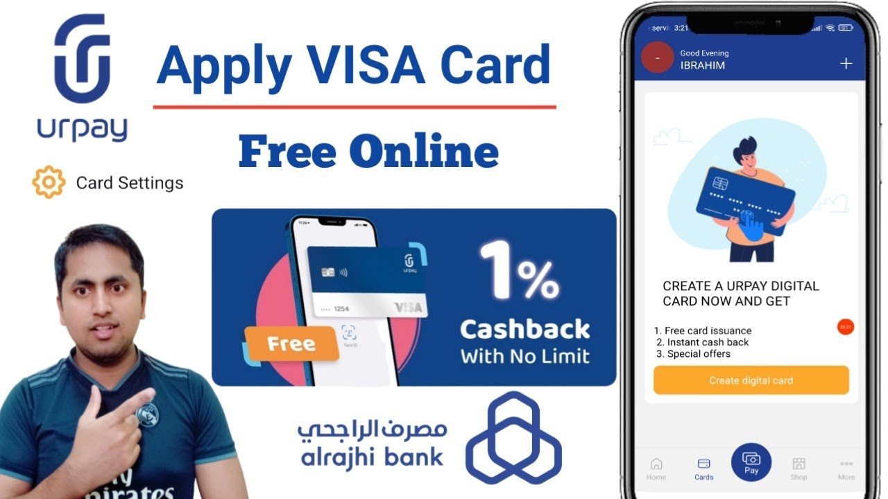 Urpay Digital Card | How to Apply urpay Visa Card | Urpay ka Visa Card ...
