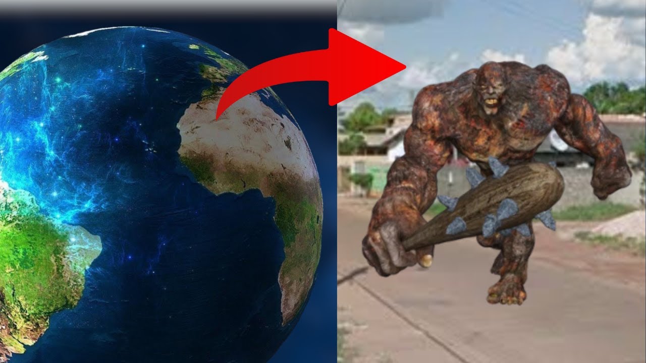 THIS AMAZING SCARY LAVA MONSTER I FOUND ON MAPS! - YouTube