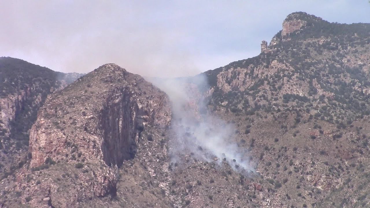 RAW VIDEO: Lightning strike causes Finger Rock Fire in the Catalinas ...