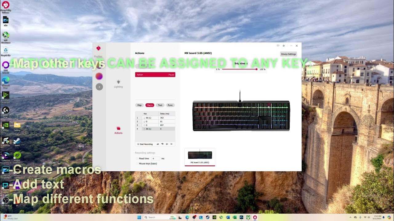 HOW TO USE THE CHERRY UTILITY SOFTWARE FOR CHERRY MX 3.0S KEYBOARD ...