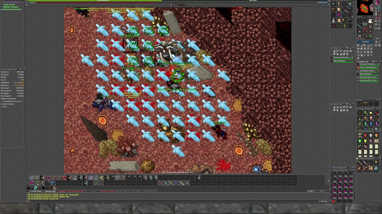 Tibia - 25th Anniversary Mini Boss 10 (Fail) - YouTube