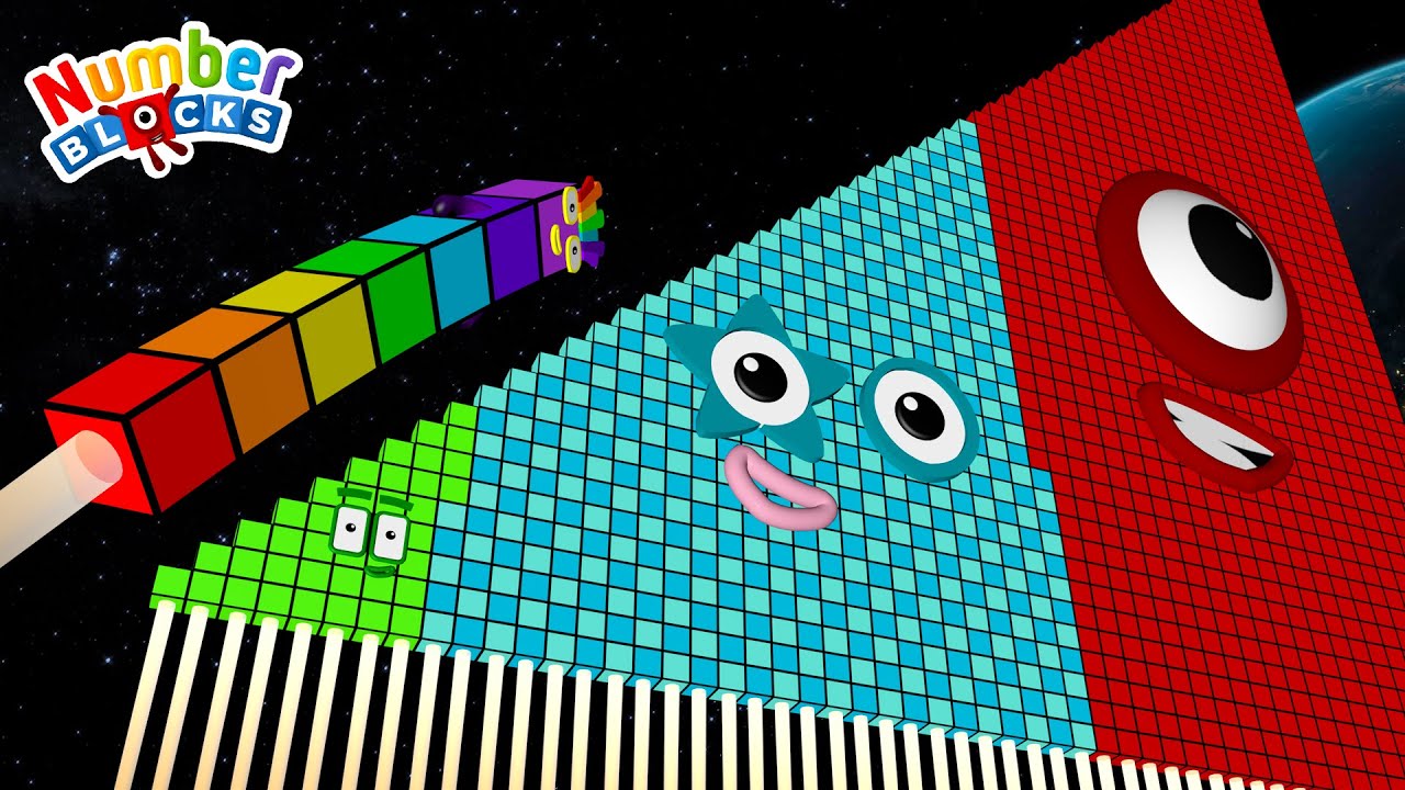 Numberblocks Step Squad 7 to 1540 - Numberblocks Ways to Leave the ...