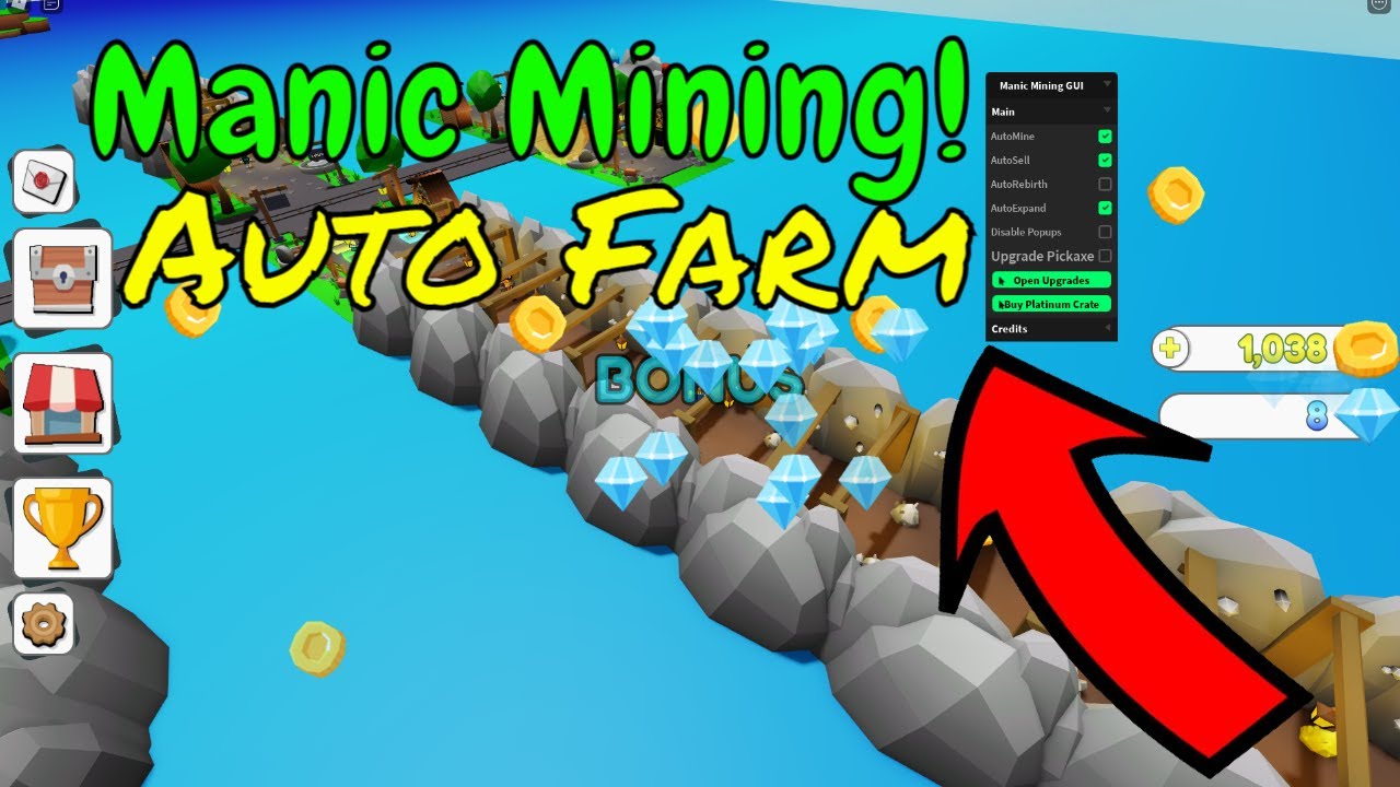 ⚠️GAME IS DISCONTINUED⚠️Manic Mining Script Roblox GUI | Working - YouTube