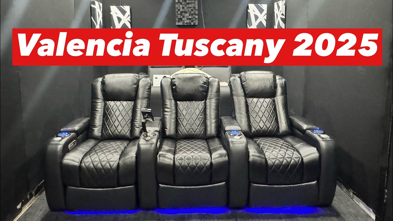 Valencia Tuscany 2025 home theater seating - YouTube