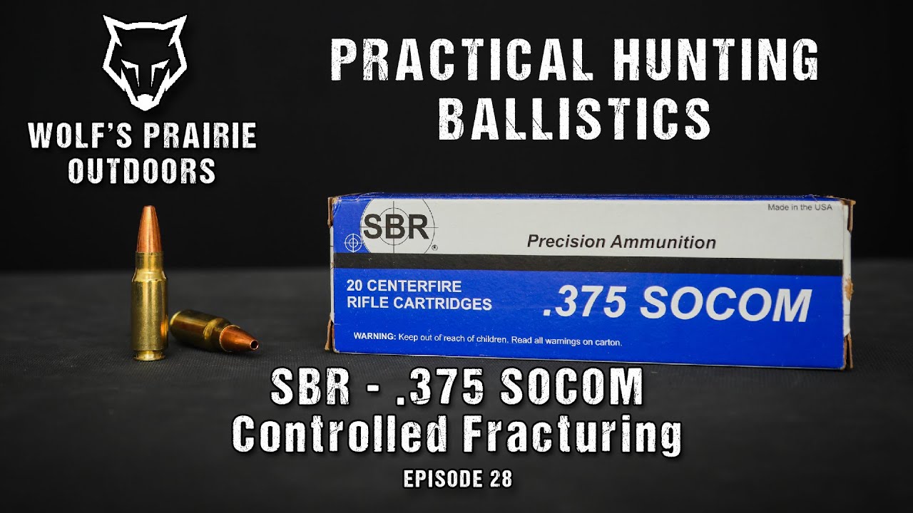SBR - 375 SOCOM - 185 gr Controlled Fracturing - YouTube
