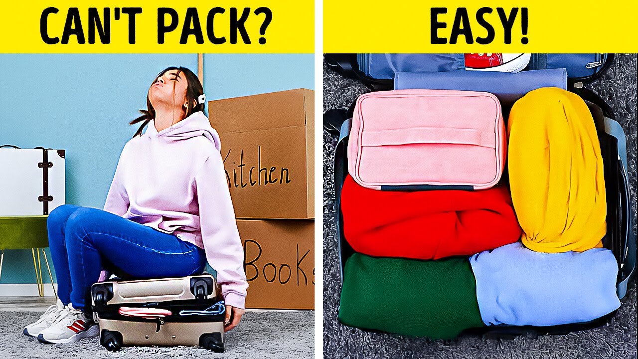 Smart Moving and Packing hacks to Help you Save time and Nerves - YouTube