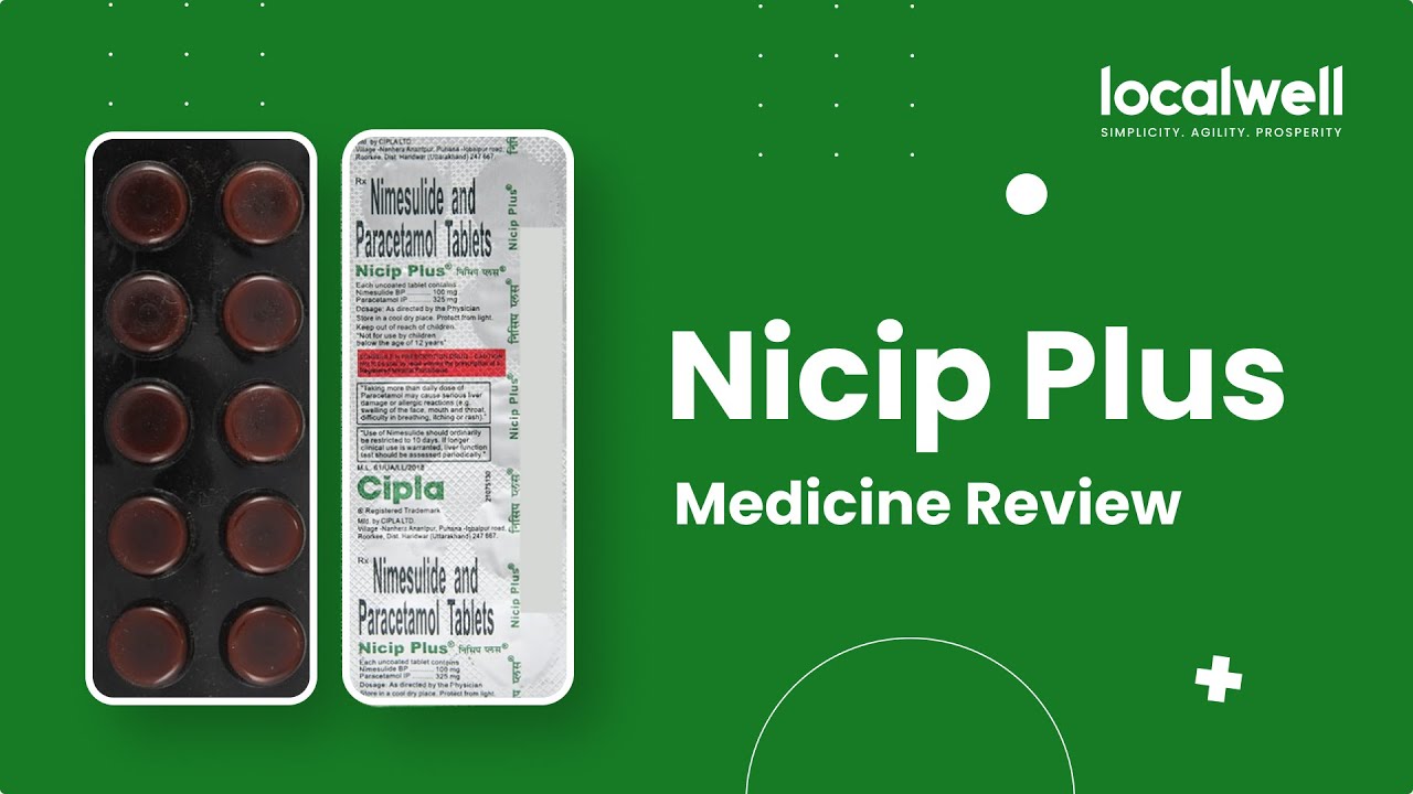 Nicip Plus Tablet के फायदे | Nimesulide Paracetamol ke Uses, Benefits ...