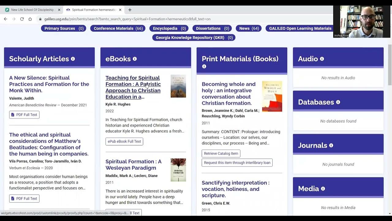 Accessing Research Sources on Academic Databases - YouTube