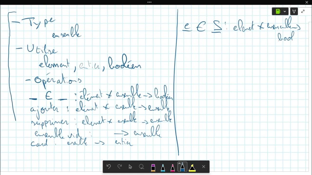 B2B Algorithmique S1 - Types abstraits algébriques - YouTube