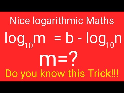 Basic Mathematics & Logarithmic Concept | Maths Olympiad Question | MATHS TRICKS - YouTube