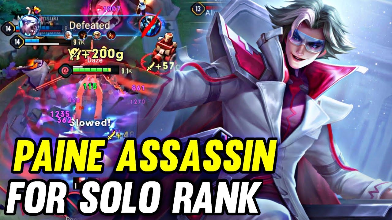 PAINE GAMEPLAY | ASSASSIN FOR SOLO RANK - ARENA OF VALOR - YouTube
