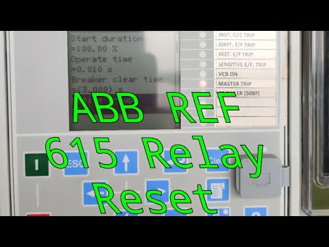 ABB REF 615 RELAY FAULT/ALARAM RESET/How to Alarm reset in ABB REF 615 ...