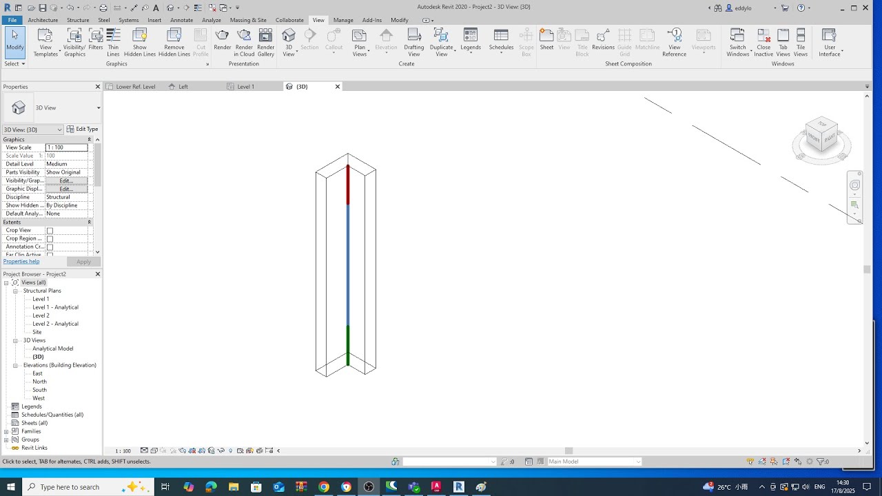 Revit Structure - L Shape Column - YouTube