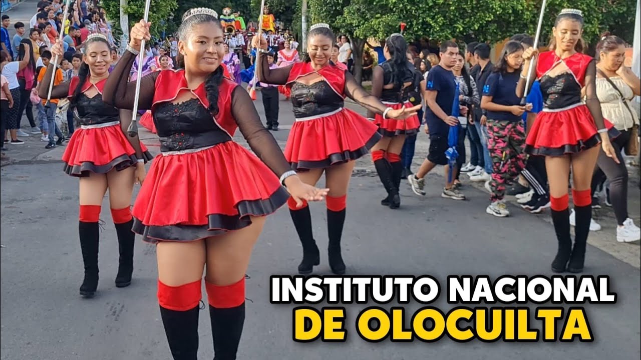Instituto Nacional de Olocuilta en el Desfile del Correo OLOCUILTA 2023 - YouTube