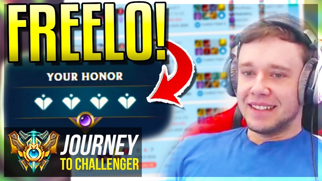 YOU CAN'T LOSE ON THIS CHAMPION!!!!! FREELO! - Journey To Challenger ...