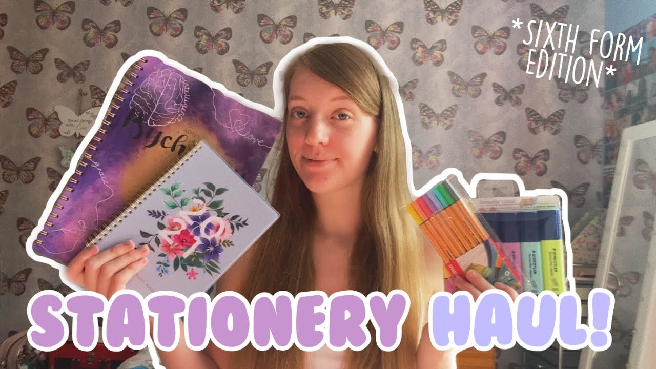 SIXTH FORM STATIONERY HAUL 2020! - YouTube