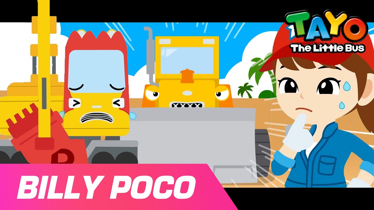 BILLY POCO l What vehicle finally wins the race? l Car Song l Tayo the ...