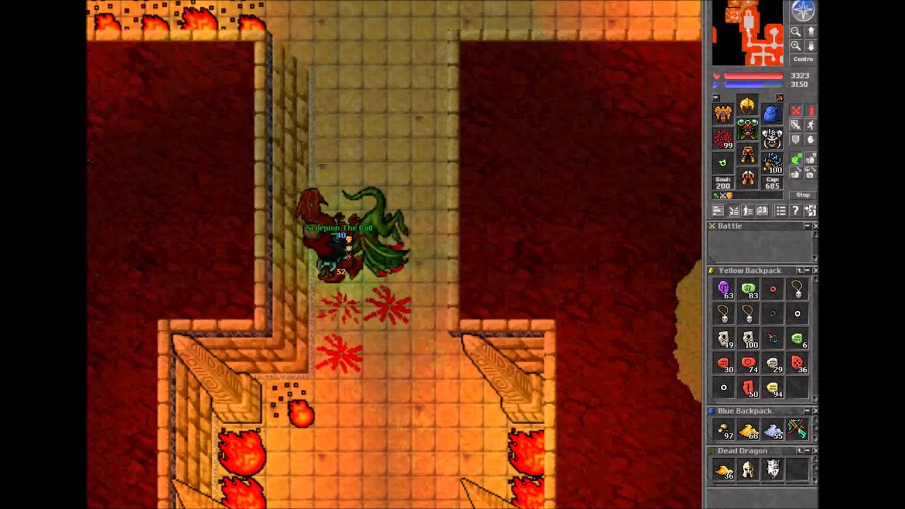 Tibia by; Biel - The Ancient Tombs Quest pt.2 - Mahrdis - YouTube